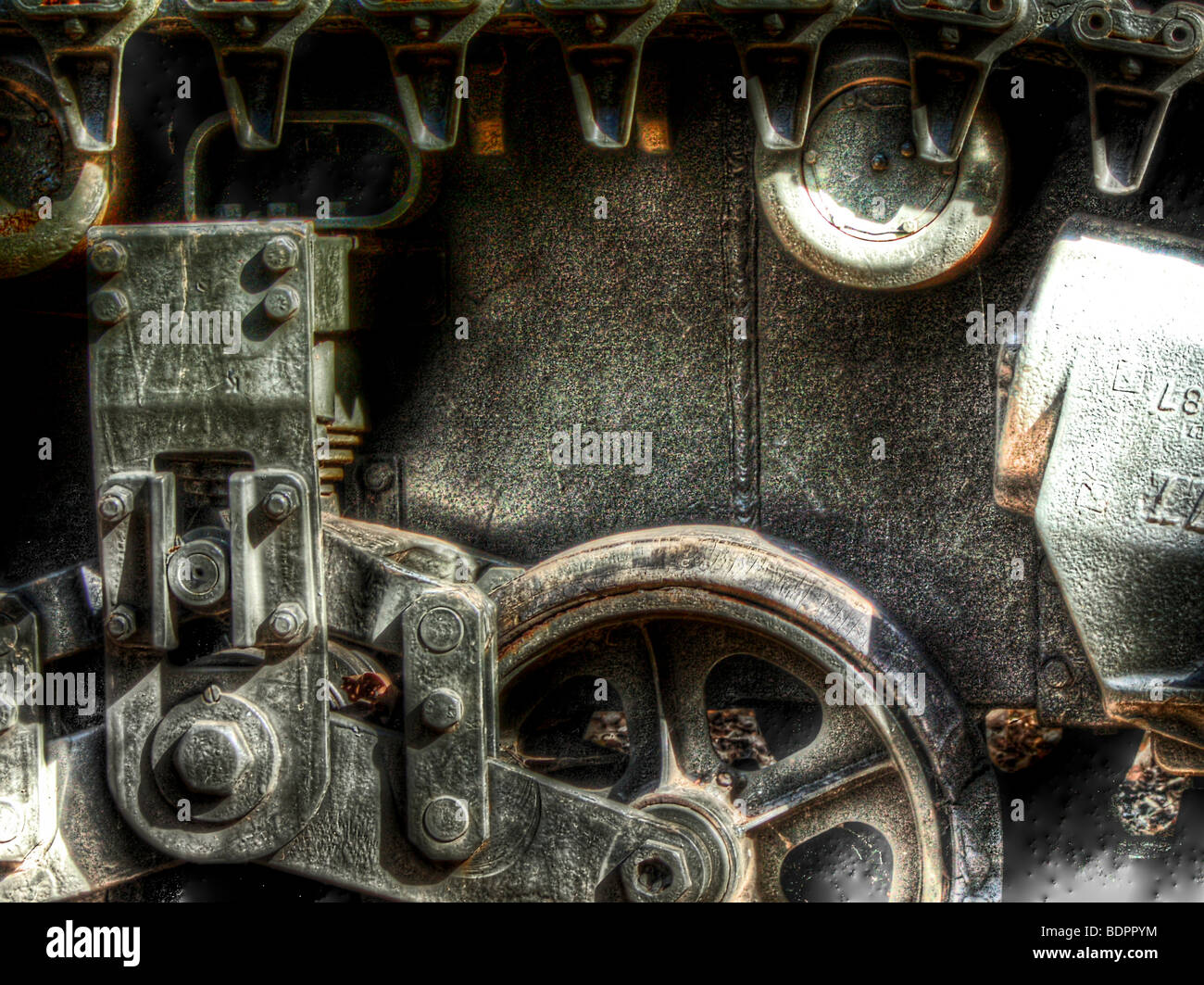 Part of a tank Stock Photo - Alamy