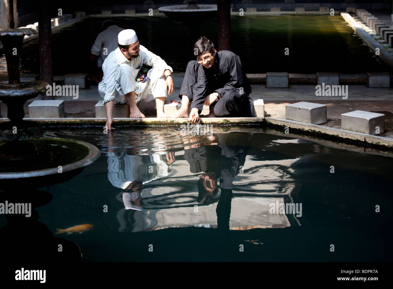 Ablution Pool at Nakhoda Mosque in Calcutta India Stock Photo - Alamy