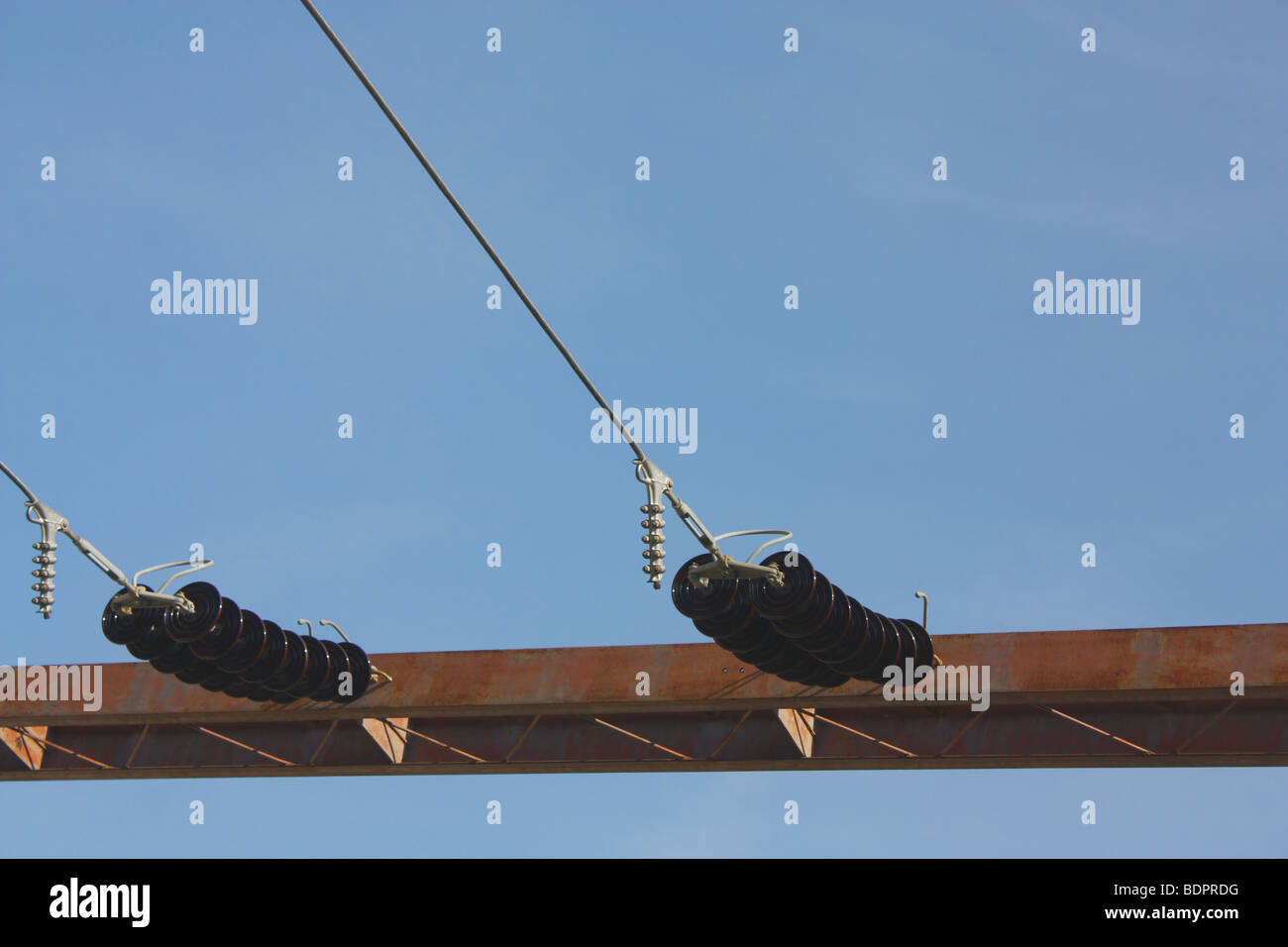 High voltage isolators Stock Photo - Alamy
