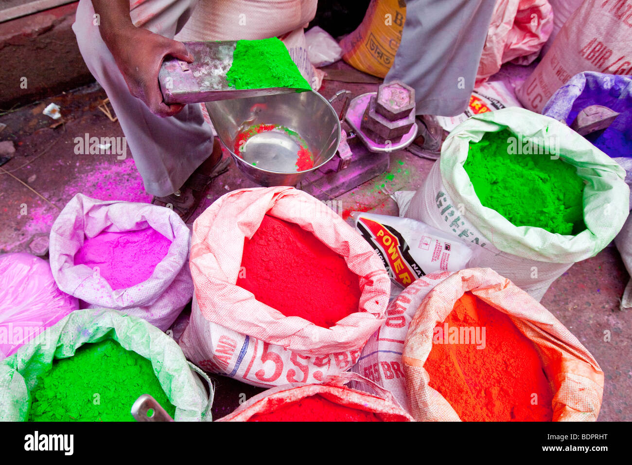 Colourful holi powder hi-res stock photography and images - Alamy