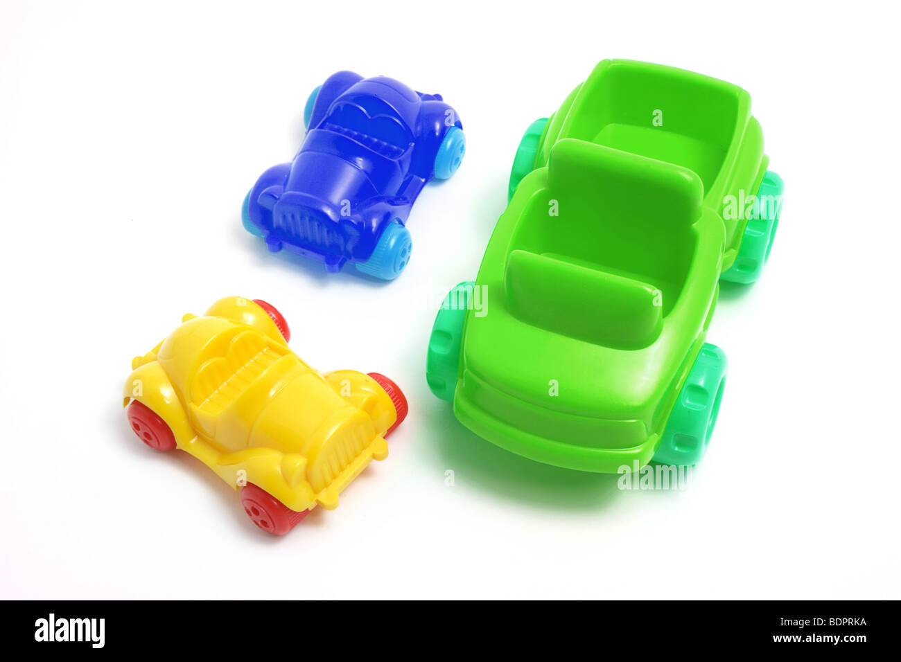 Plastic Toy Cars Stock Photo - Alamy