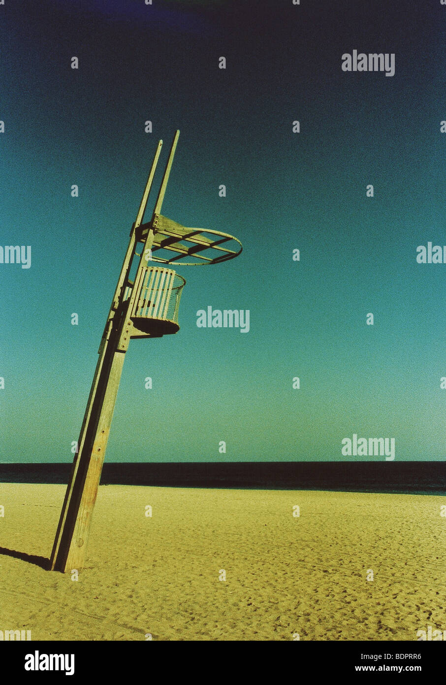 A modern lookout tower on a beach Stock Photo - Alamy