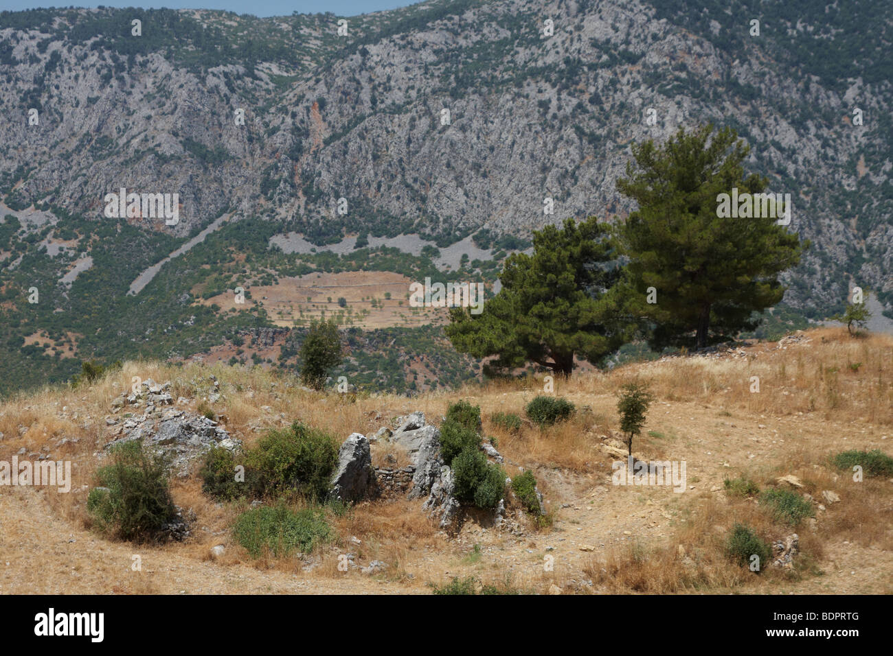 view on the taurus mountains, turkey Stock Photo - Alamy