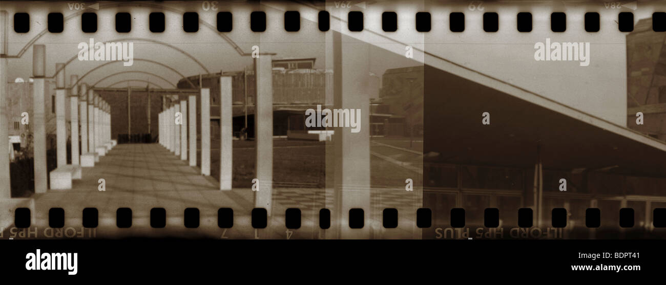 A film strip of a walkway Stock Photo - Alamy