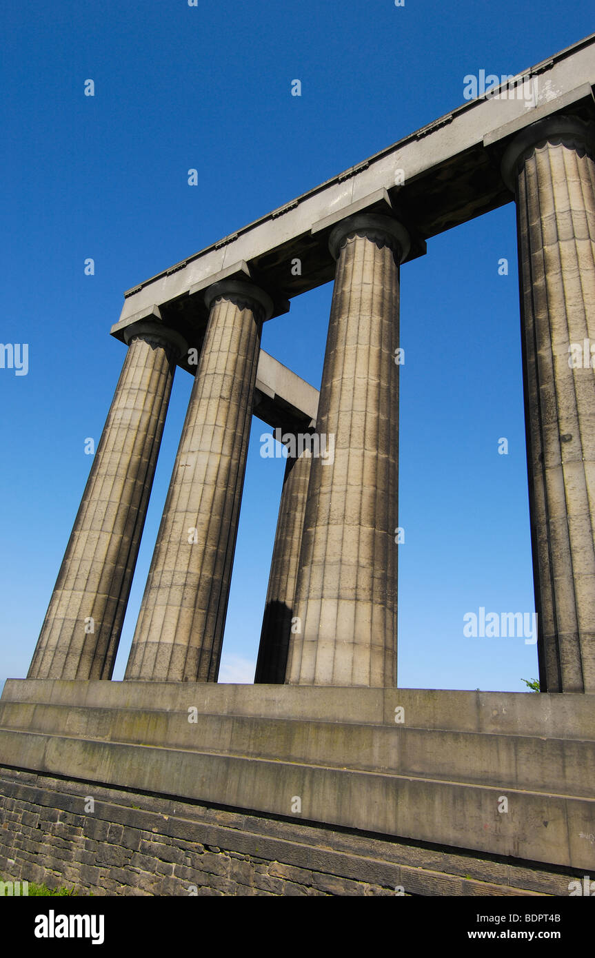 National Monument. Calton Hill. Edinburgh. Lothian Region. Scotland. U ...