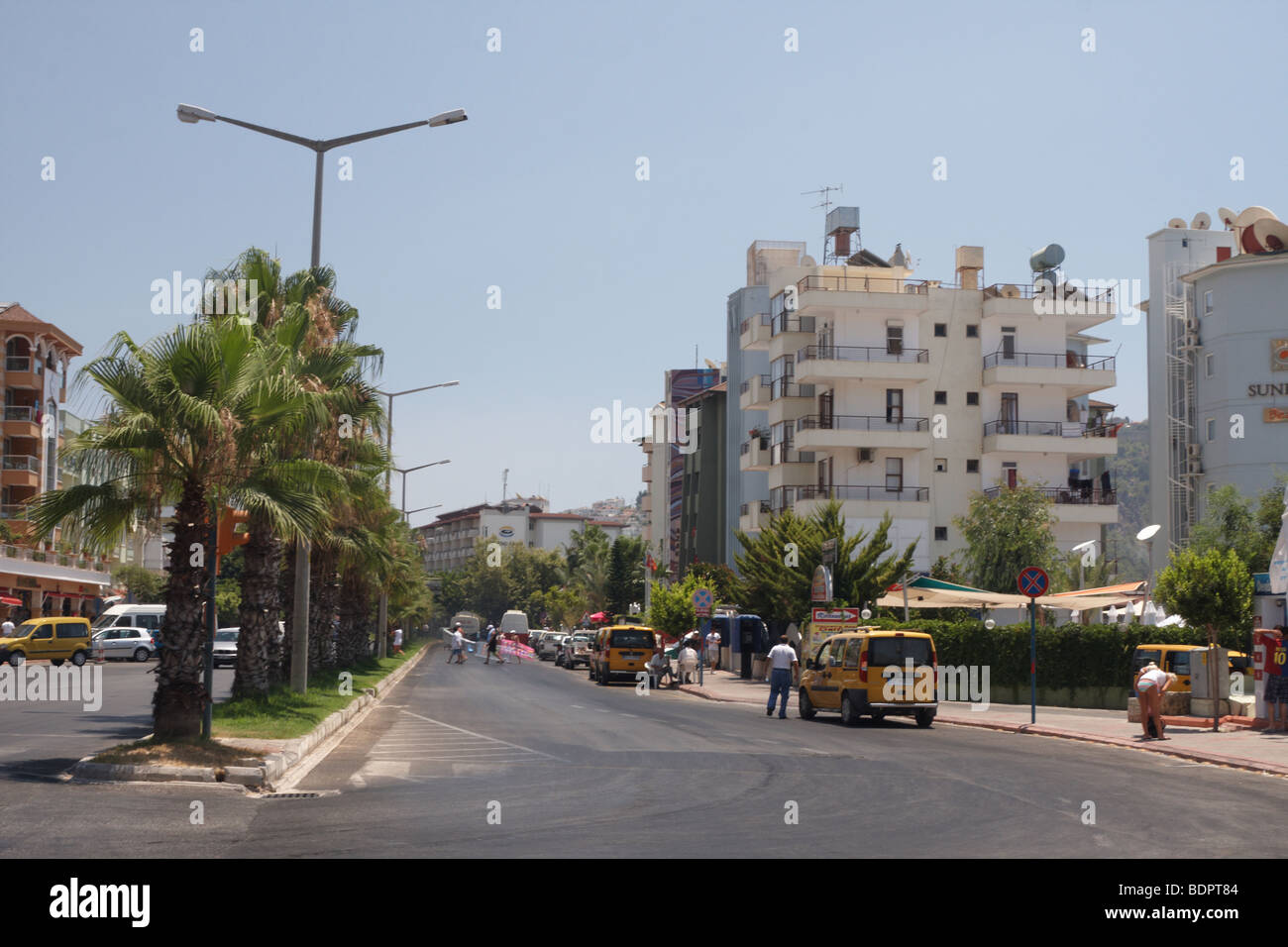 alanya, city center turkey Stock Photo - Alamy