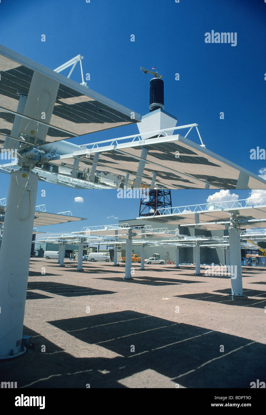 Solar farm at Solar One in Mojave Desert, CA Stock Photo - Alamy