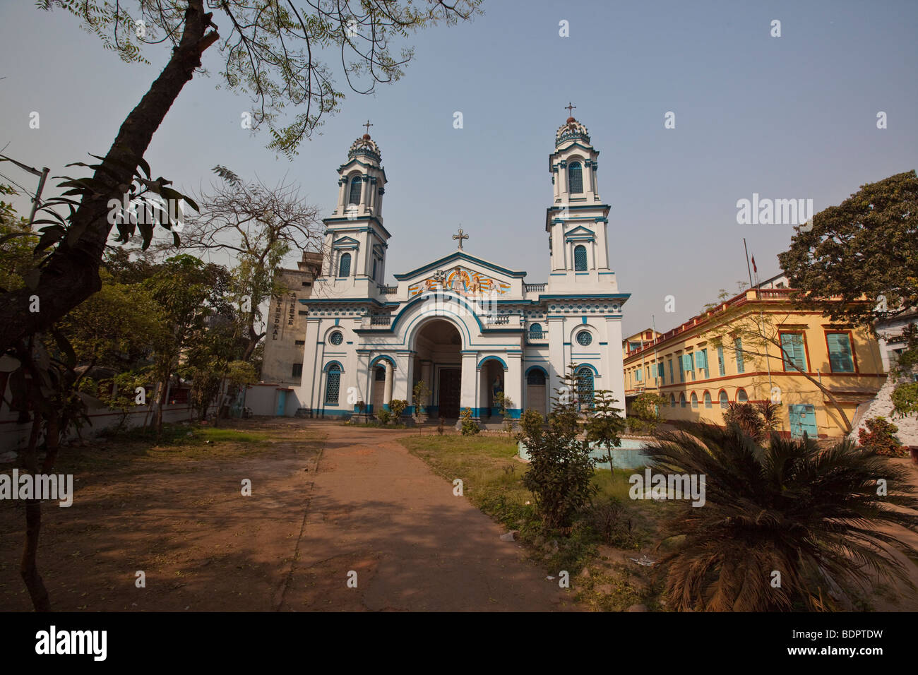 Portuguese Church in Calcutta India Stock Photo - Alamy