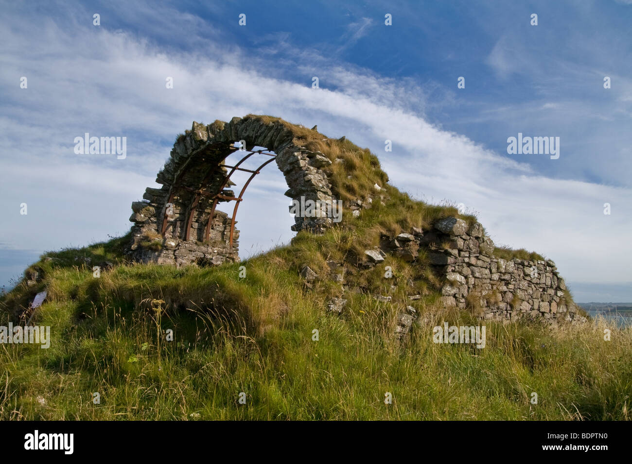 Cruggleton Castle, The Machars, Dumfries and Galloway, Scotland Stock ...
