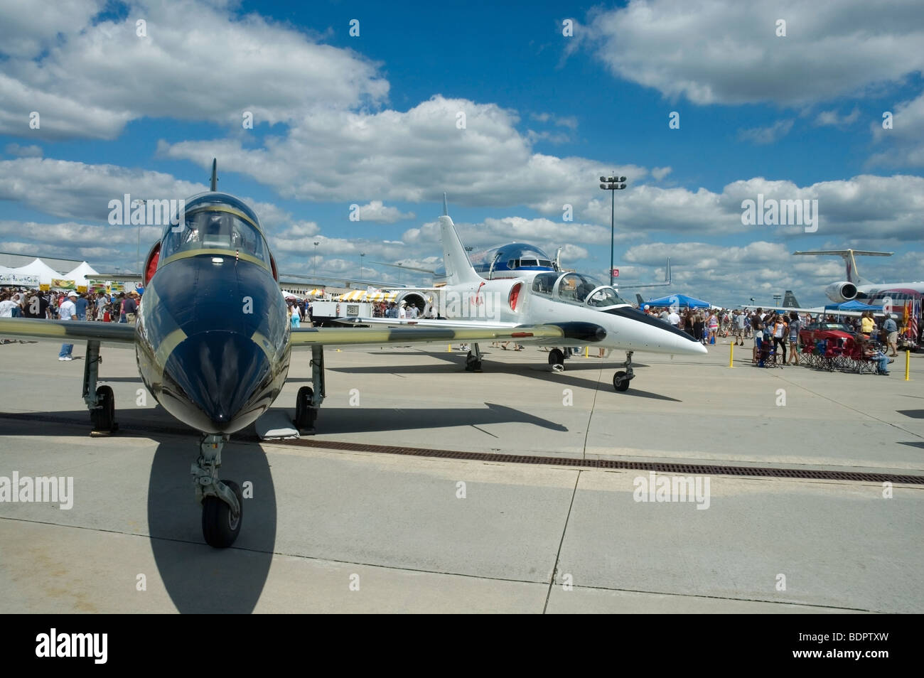 Jet Fighter at Air Show Stock Photo - Alamy