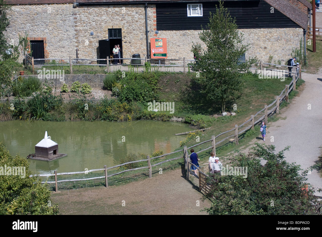 museum of kent aerial view paddock barn pond allington maidstone kent ...