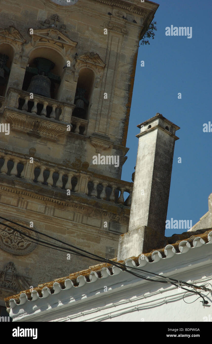 Church tower in Spain Stock Photo - Alamy