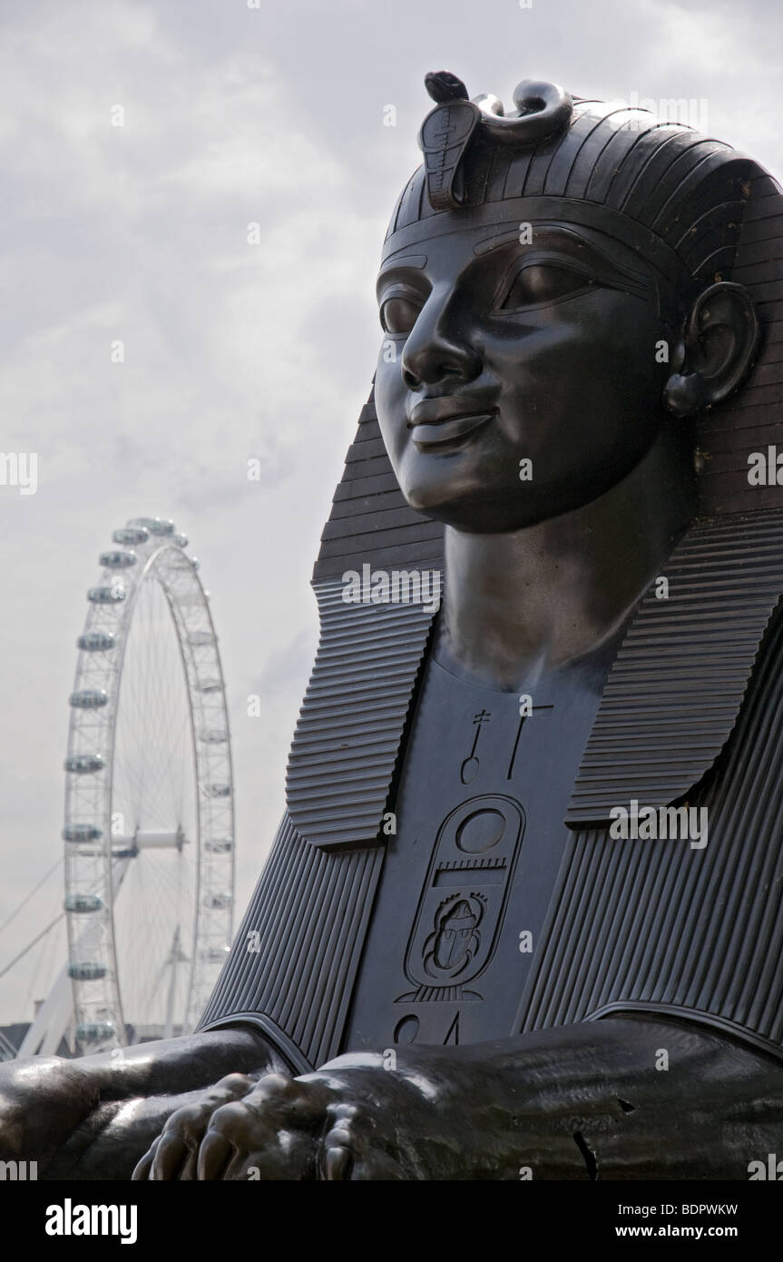 London eye sphinx hi-res stock photography and images - Alamy