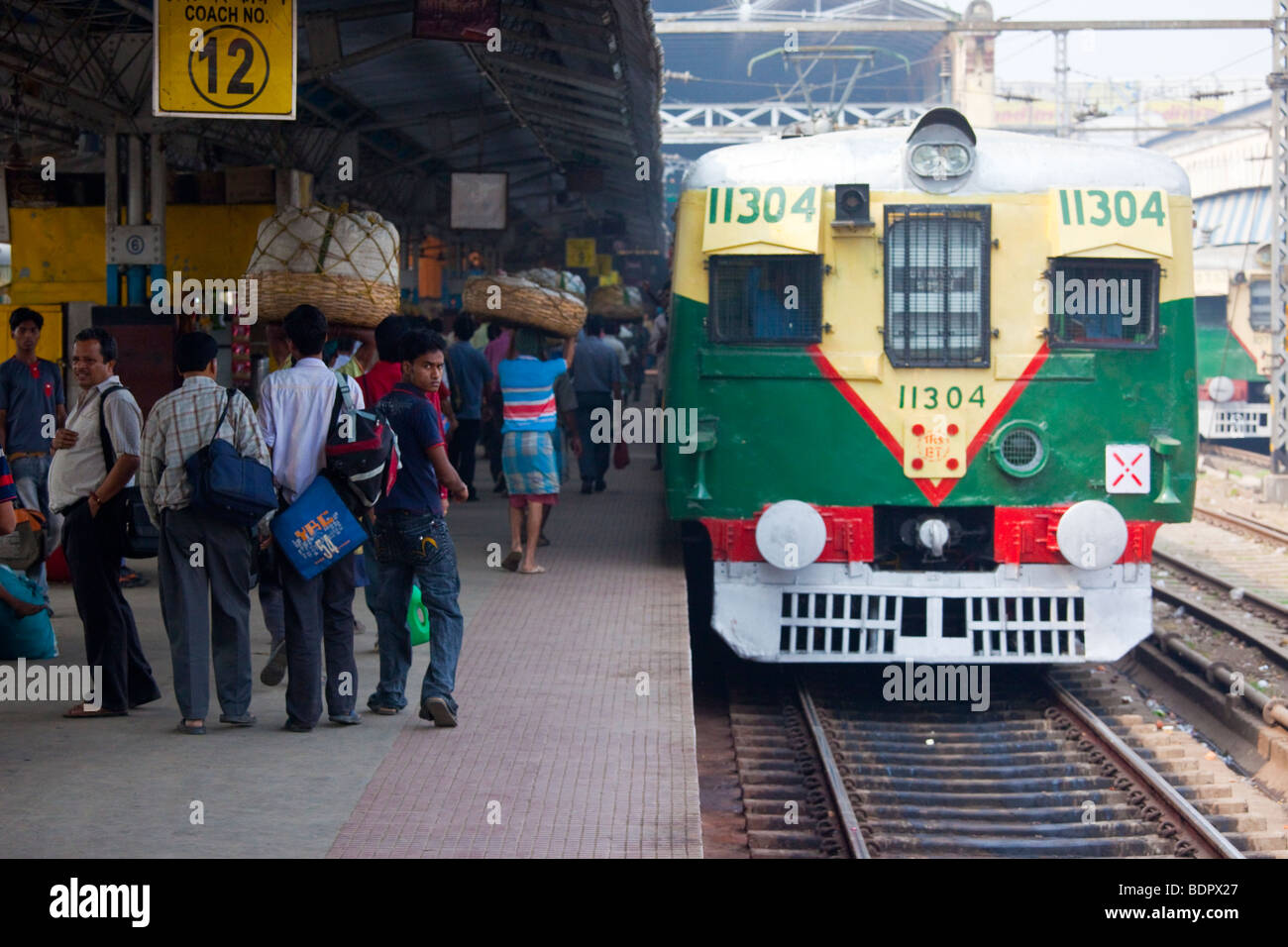 Sealdah Railway Station in Calcutta India Stock Photo, Royalty Free ...