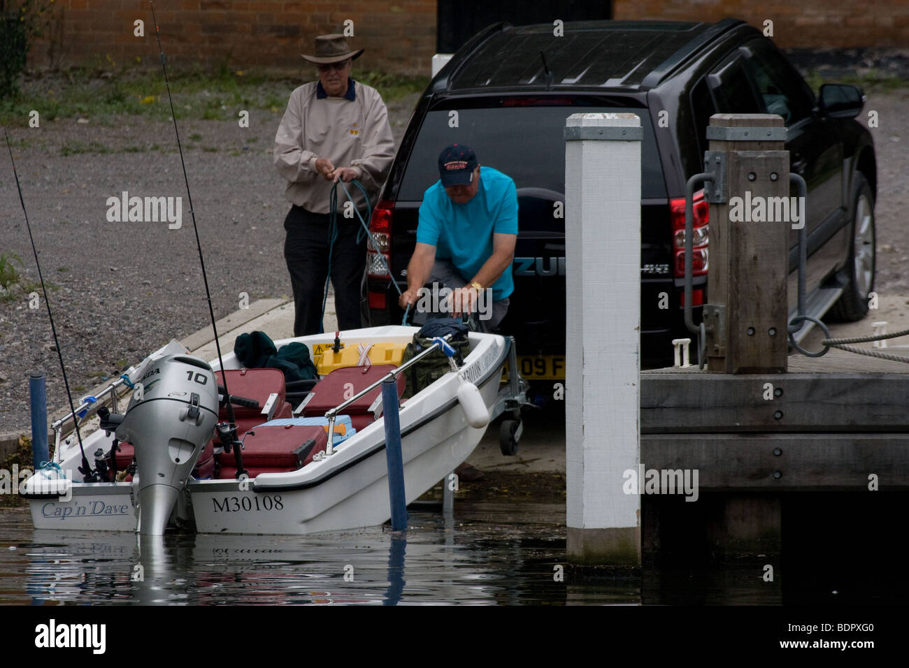 Slipway outboard dinghy launching boat hi-res stock photography and ...