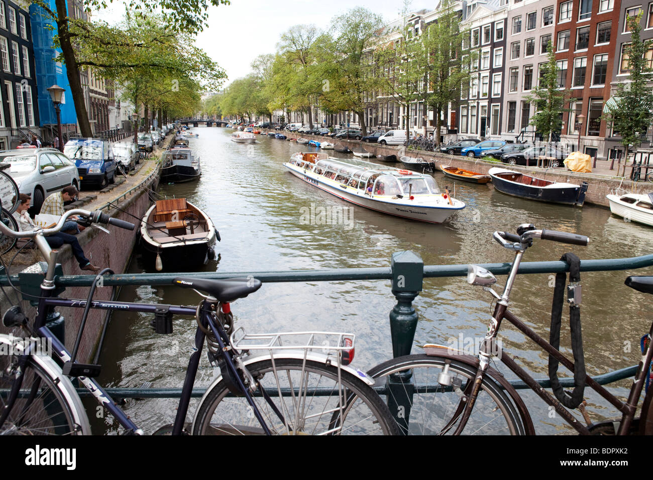 Amsterdam gracht Canal, Holland Stock Photo - Alamy