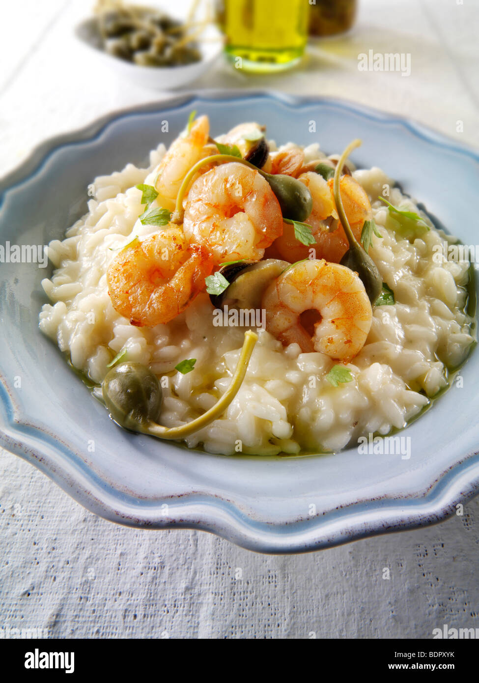 Seafood risotto hi-res stock photography and images - Alamy