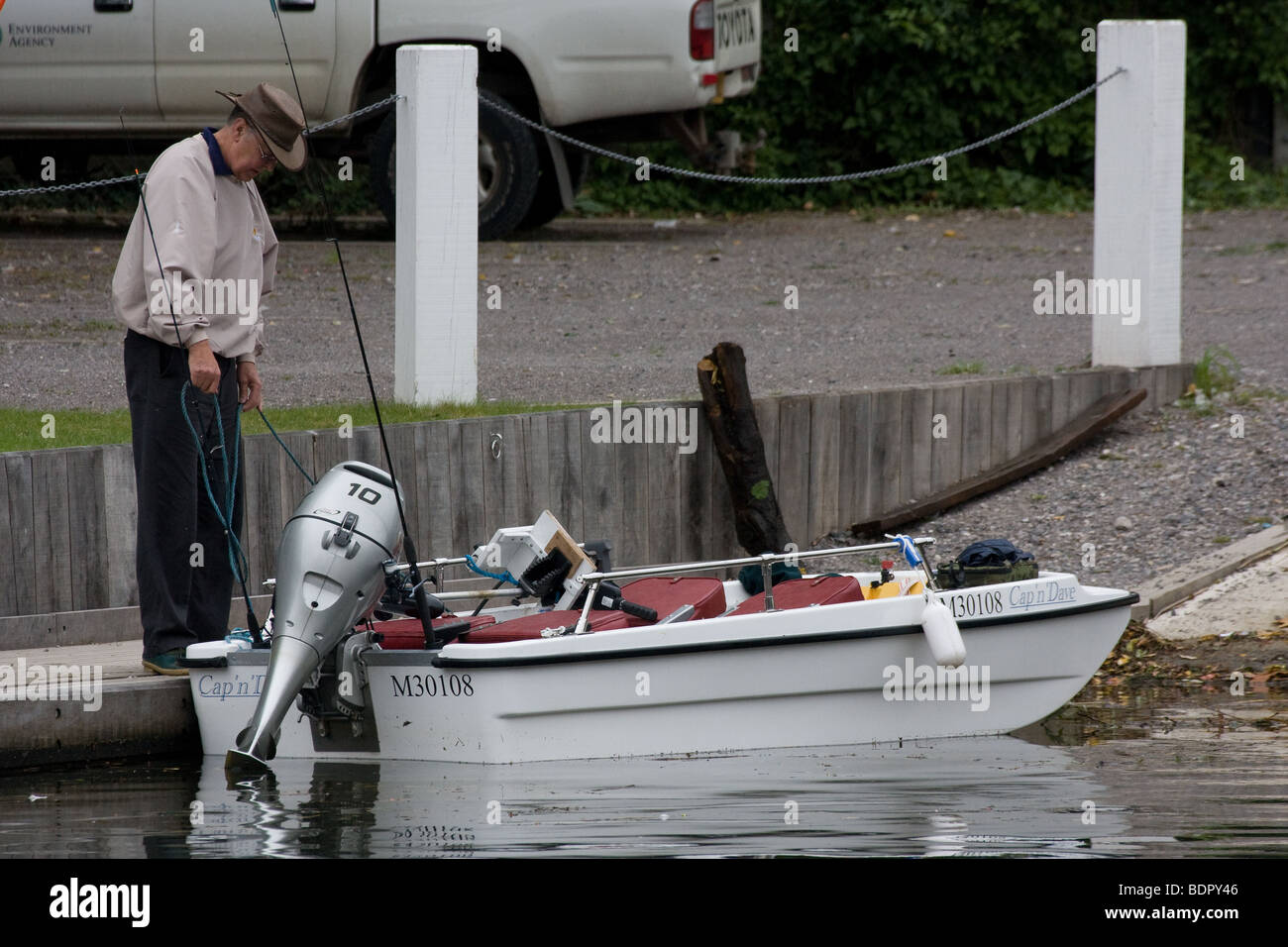 Slipway outboard dinghy launching boat hi-res stock photography and ...
