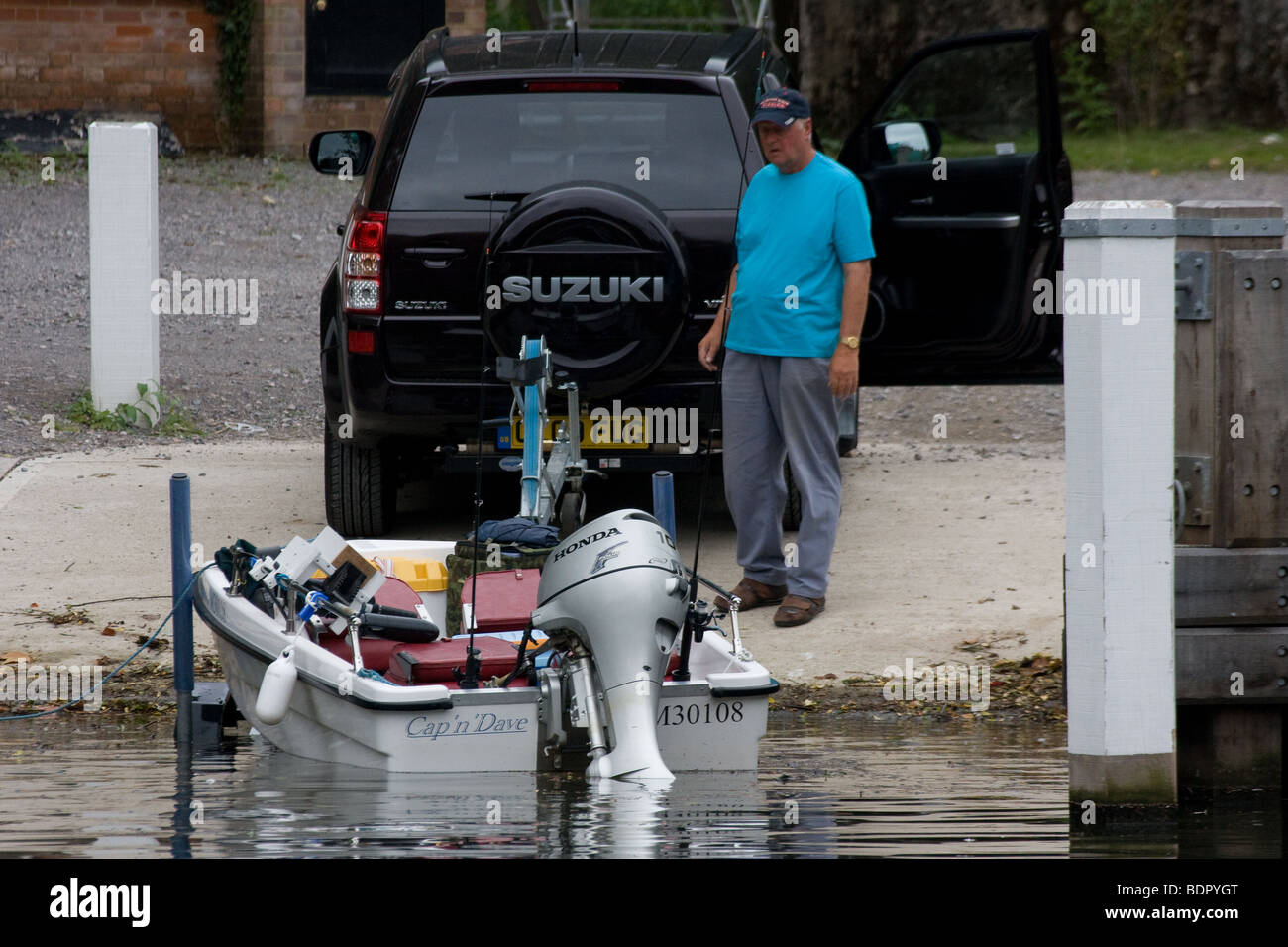 Slipway outboard dinghy launching boat hi-res stock photography and ...