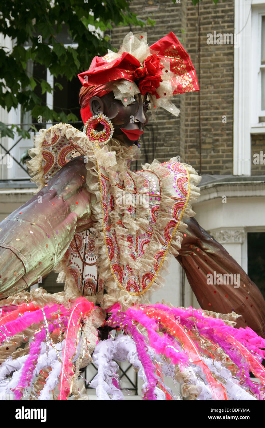 Carnival Figure in the Notting Hill Carnival Parade 2009 Stock Photo ...