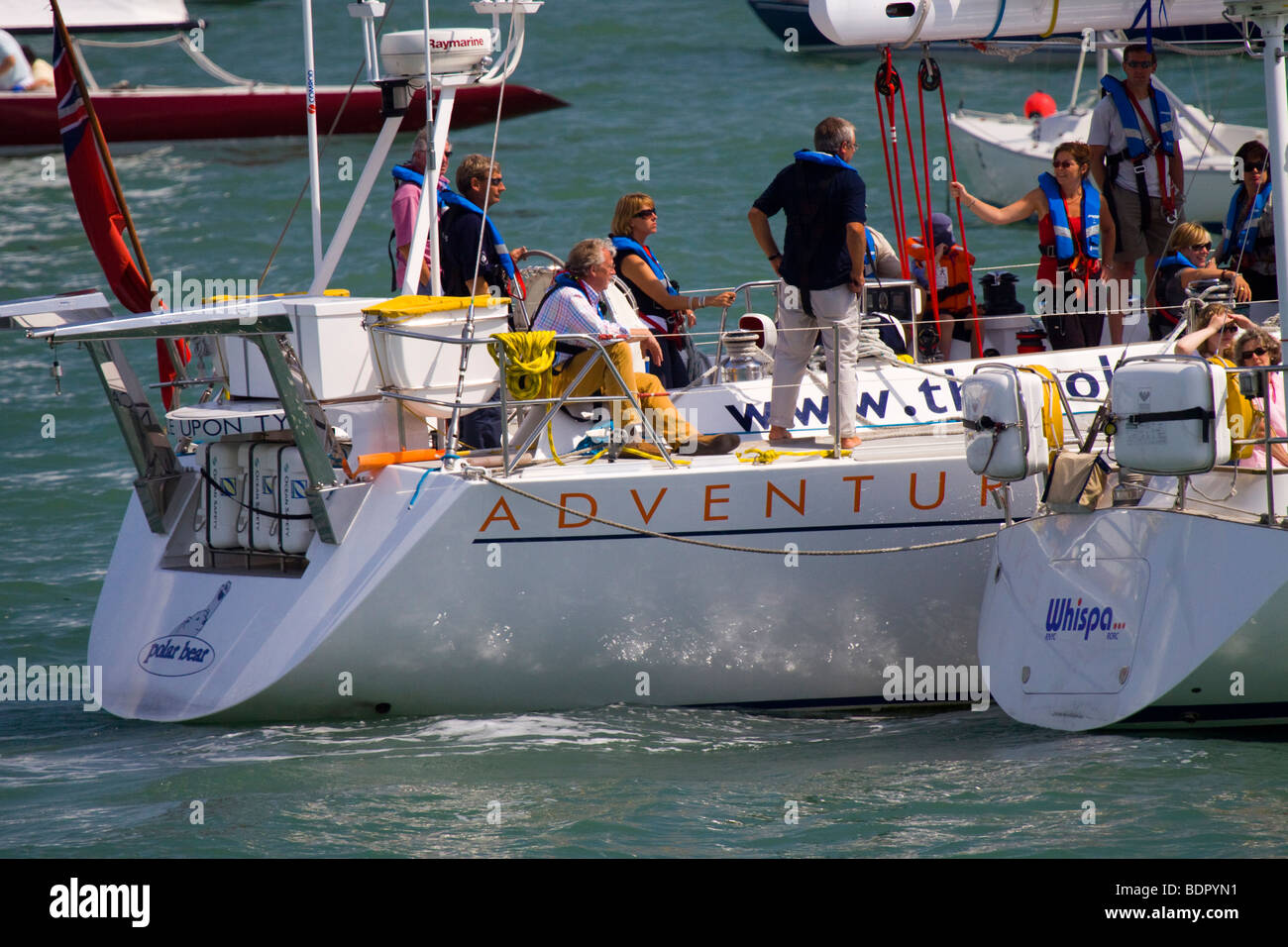 Cowes annual sailing regatta hi-res stock photography and images - Alamy