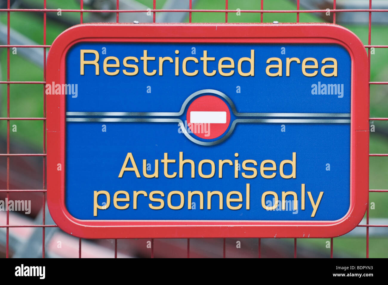 Authorized personnel only hi-res stock photography and images - Alamy