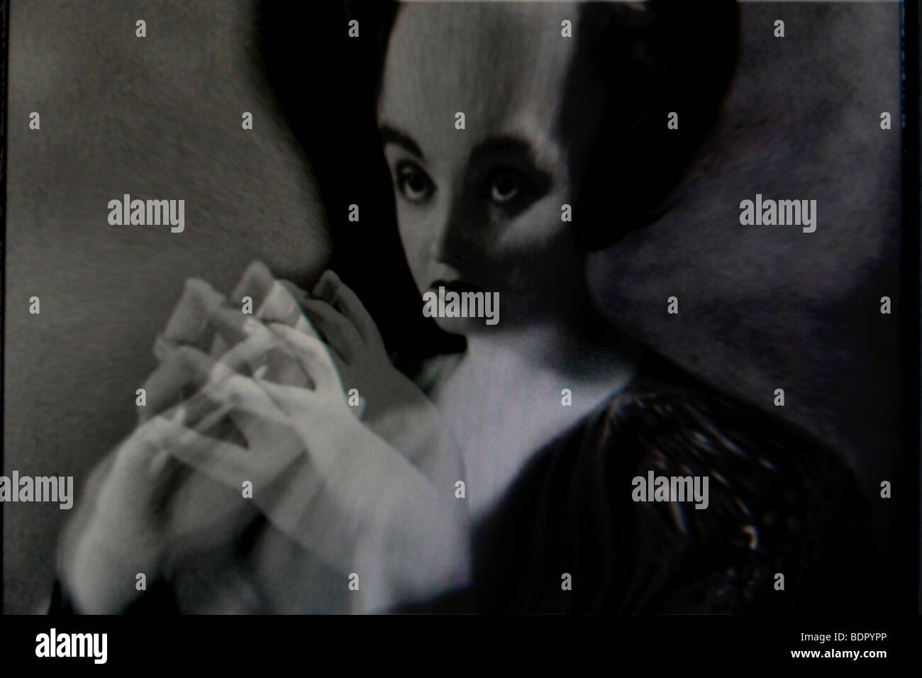 A distorted figure of a woman Stock Photo - Alamy