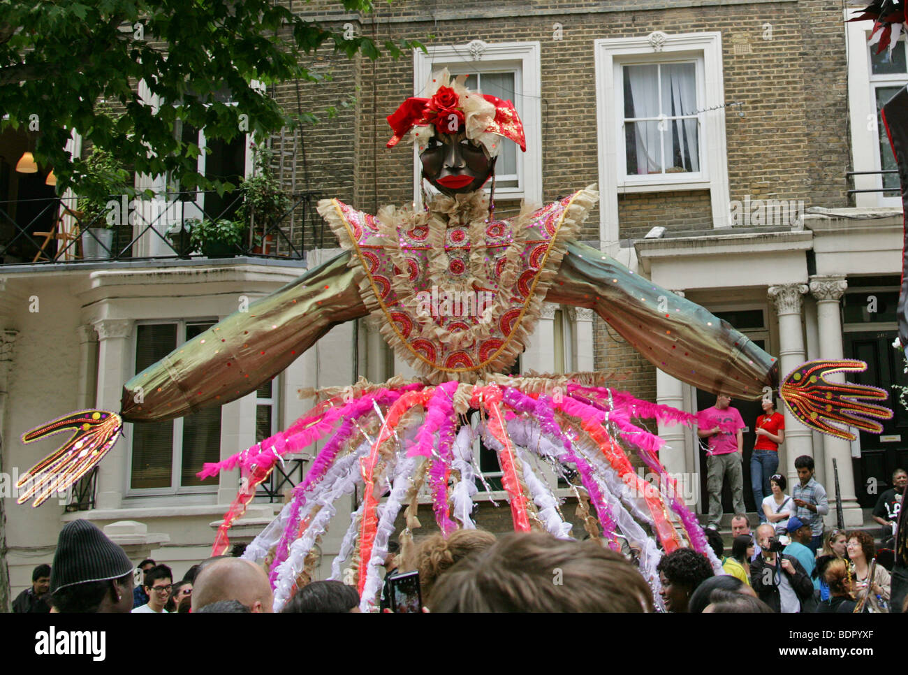 Female Carnival Figure in the Notting Hill Carnival Parade 2009 Stock ...