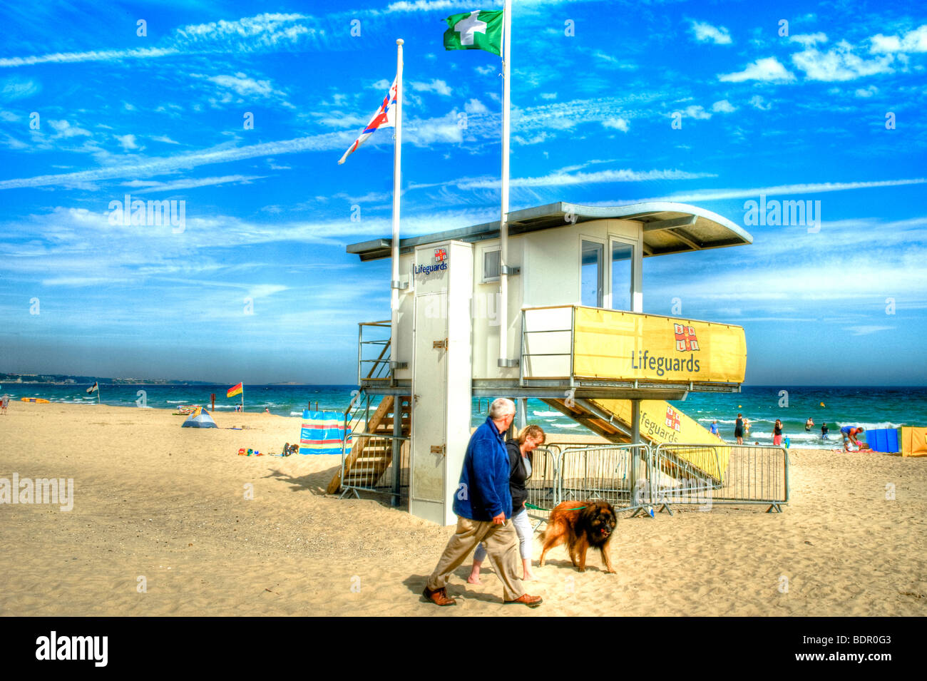 A beach watch tower Stock Photo - Alamy
