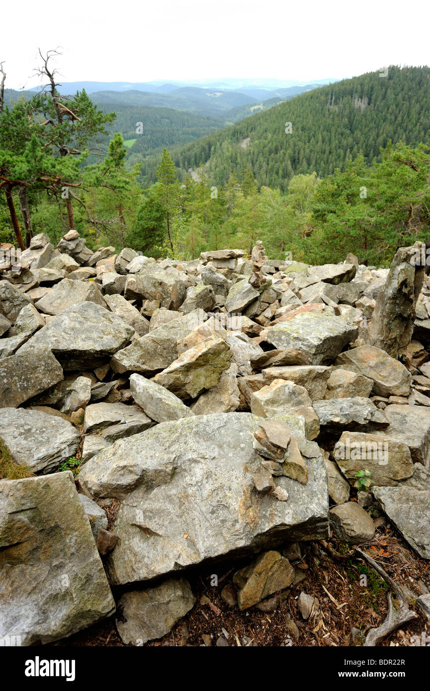 The Bohemian Forest mountain range, Sumava National Park, Böhmerwald ...