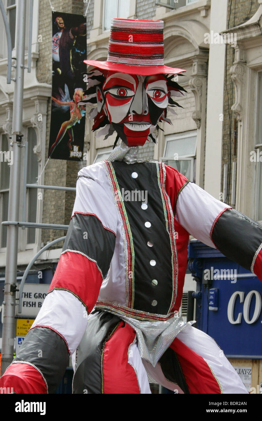 Male Carnival Figure in the Notting Hill Carnival Parade 2009 Stock ...