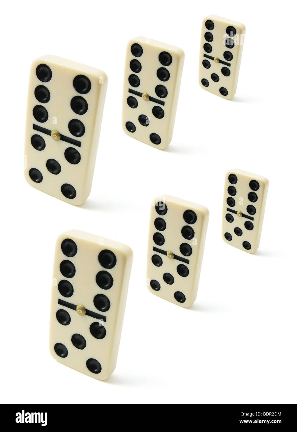 Domino tiles Cut Out Stock Images & Pictures - Alamy