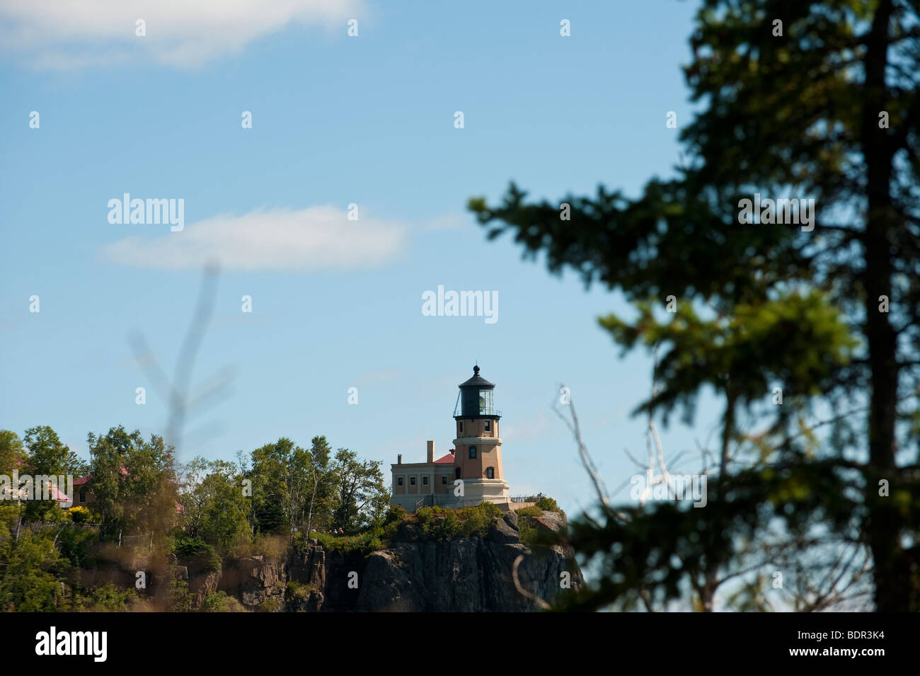 SPLIT ROCK LIGHTHOUSE ON MINNESOTA'S NORTH SHORE Stock Photo - Alamy