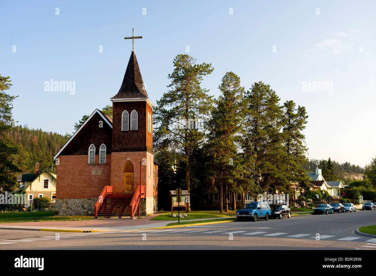 Jasper national park church hi-res stock photography and images - Alamy