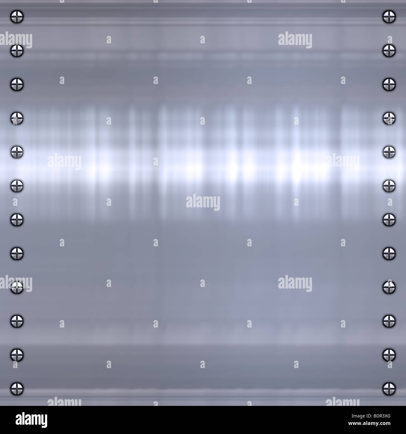 great stainless steel background texture with screws Stock Photo - Alamy