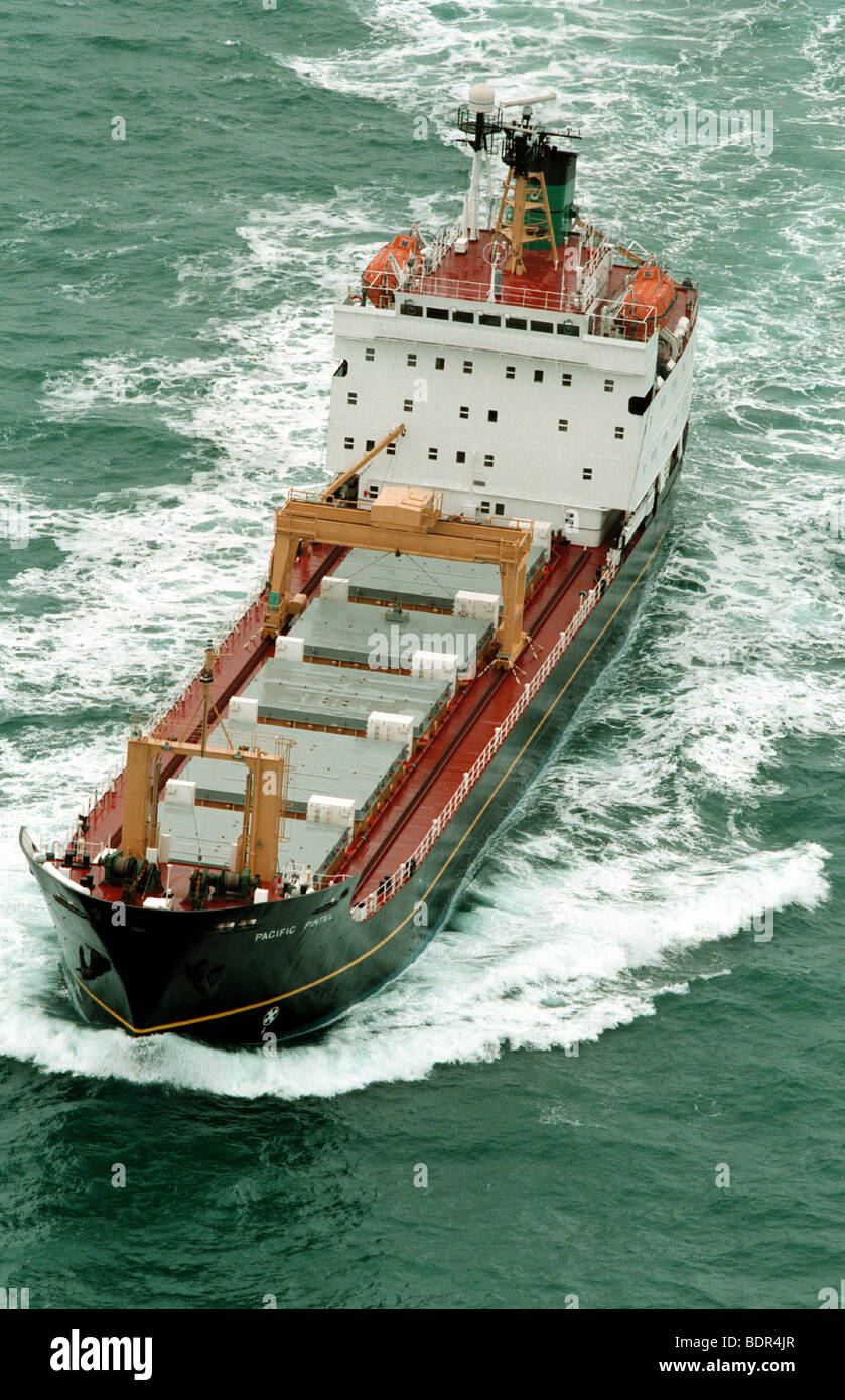 Nuclear freighter Pacific Pintail carrying highly radioactive waste ...