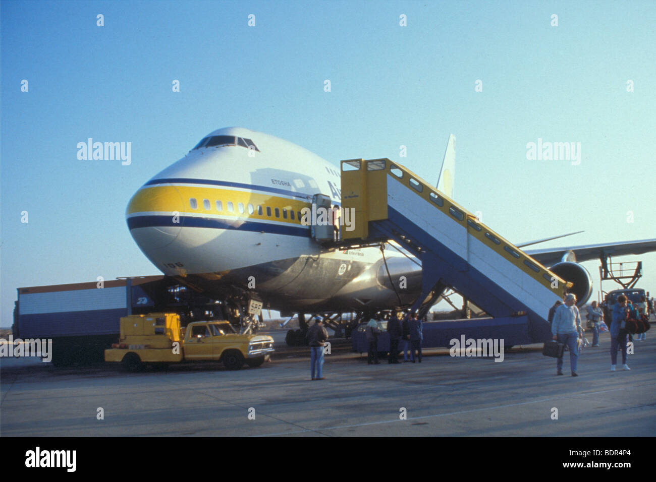 namibia, windhoek airport, air namibia Stock Photo - Alamy