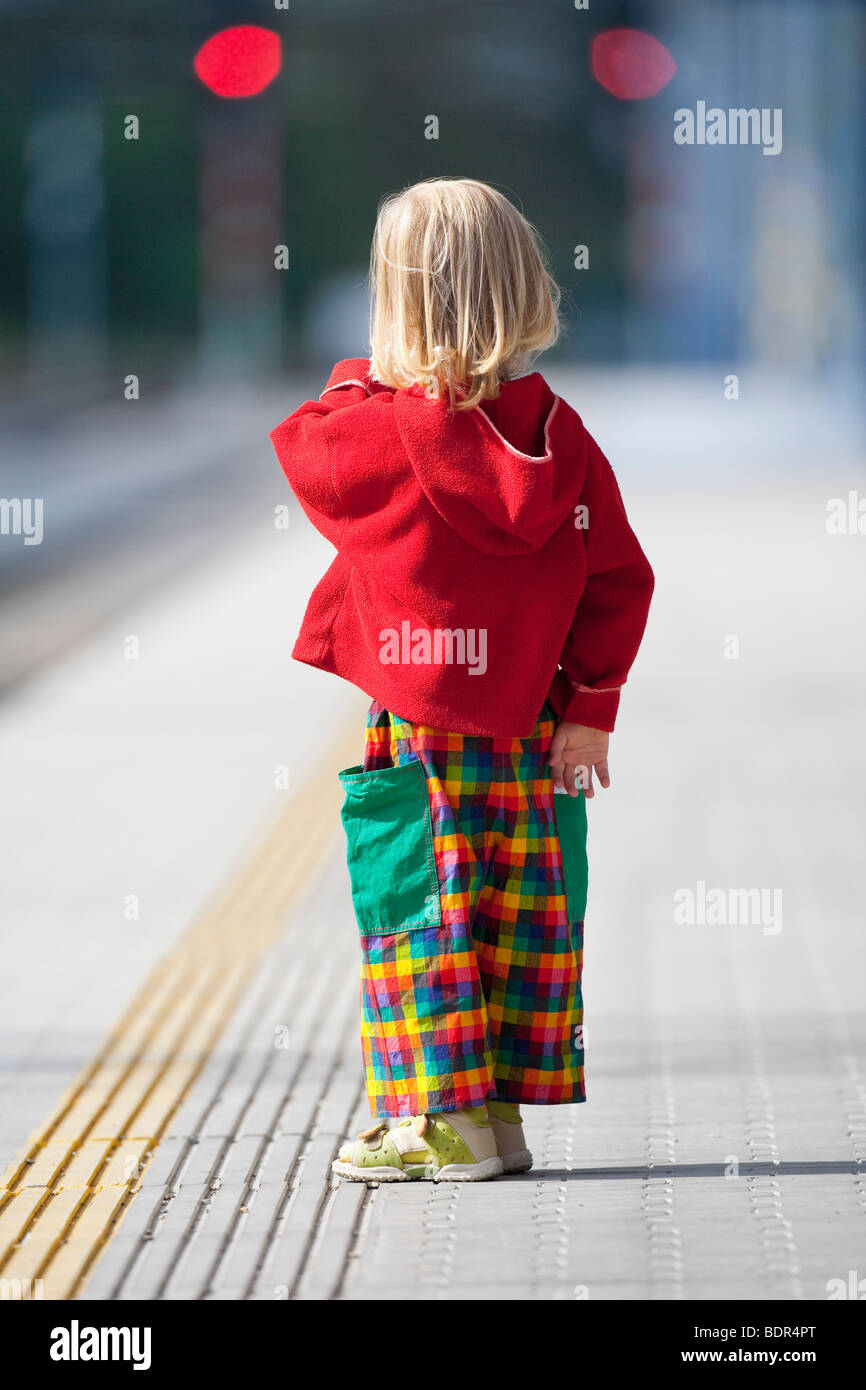 Boy watching trains hi-res stock photography and images - Alamy