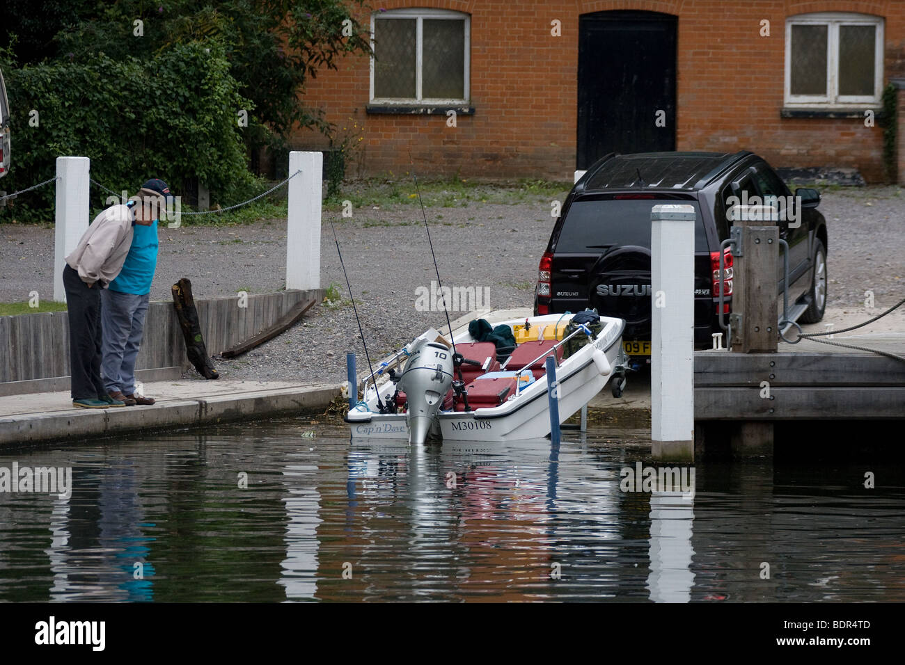 Slipway outboard dinghy launching boat hi-res stock photography and ...