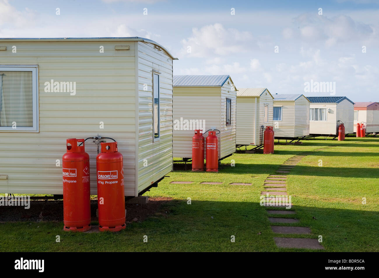Caravan Park Holiday Home site at Doniford, Somerset with Calor Gas ...