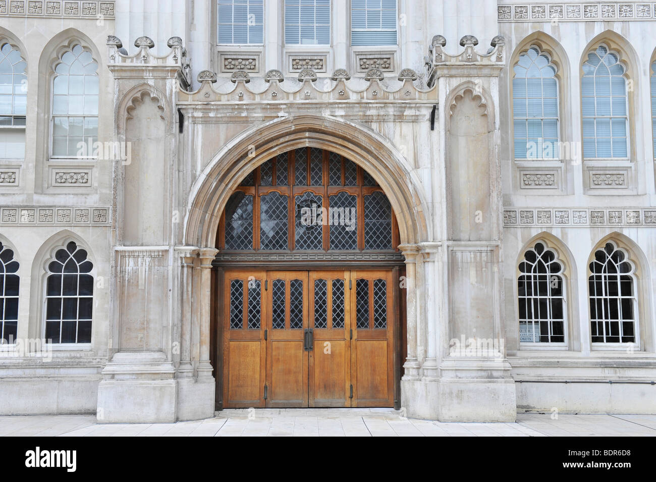 Entrance to the Guild Hall in London Stock Photo - Alamy