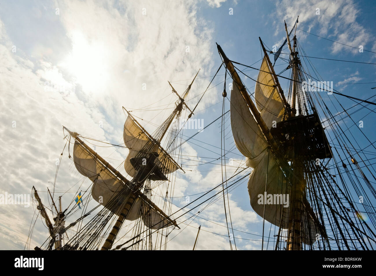 A sailing ship Sweden Stock Photo - Alamy