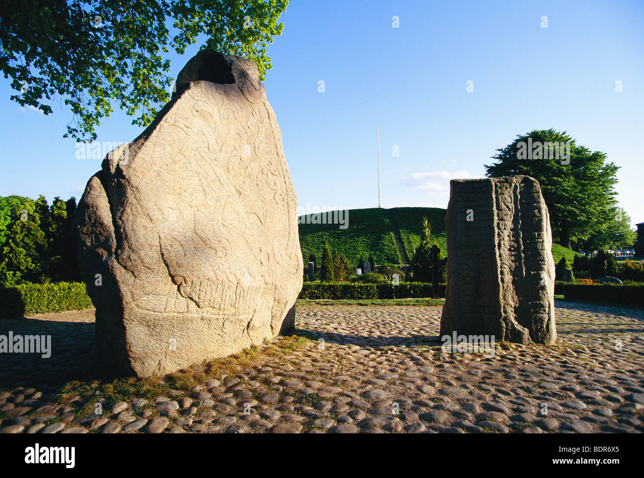 Jelling rune stones hi-res stock photography and images - Alamy