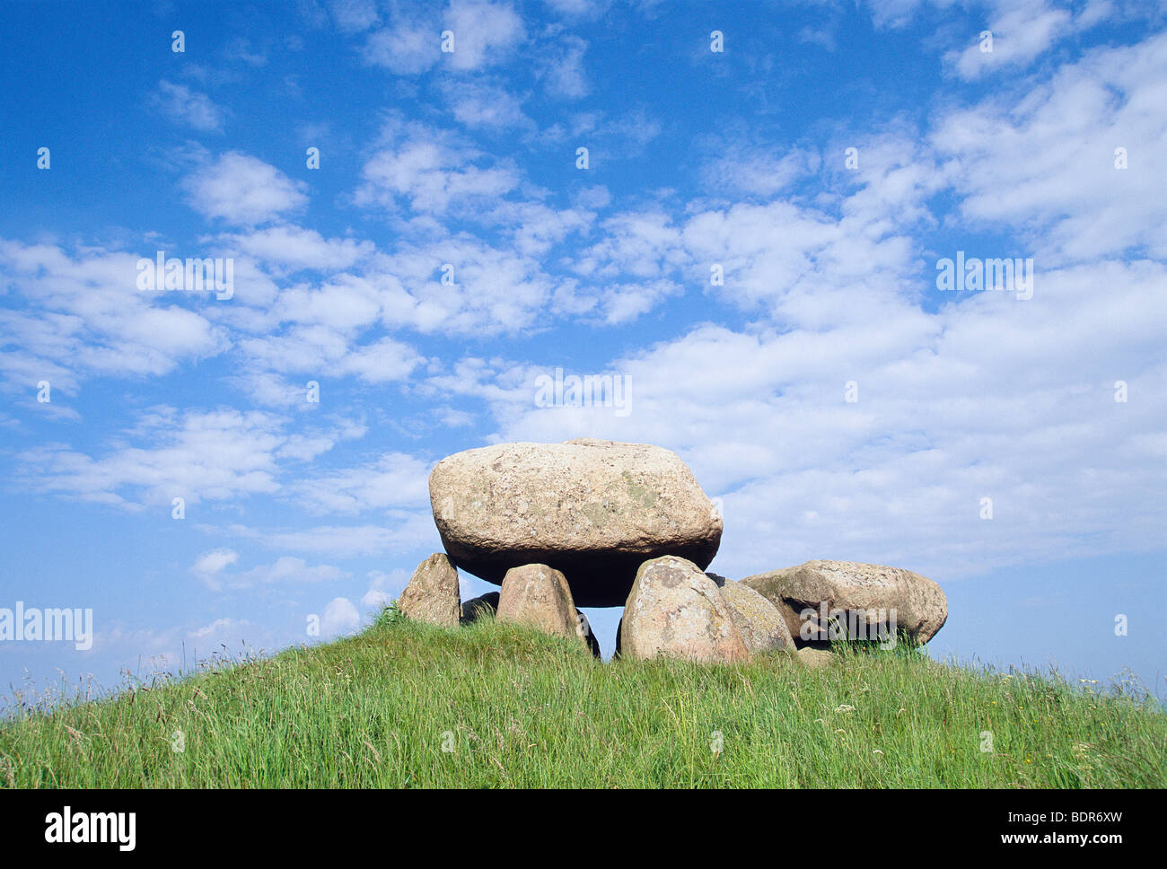 A stone dolmen, M¯n, Denmark Stock Photo - Alamy