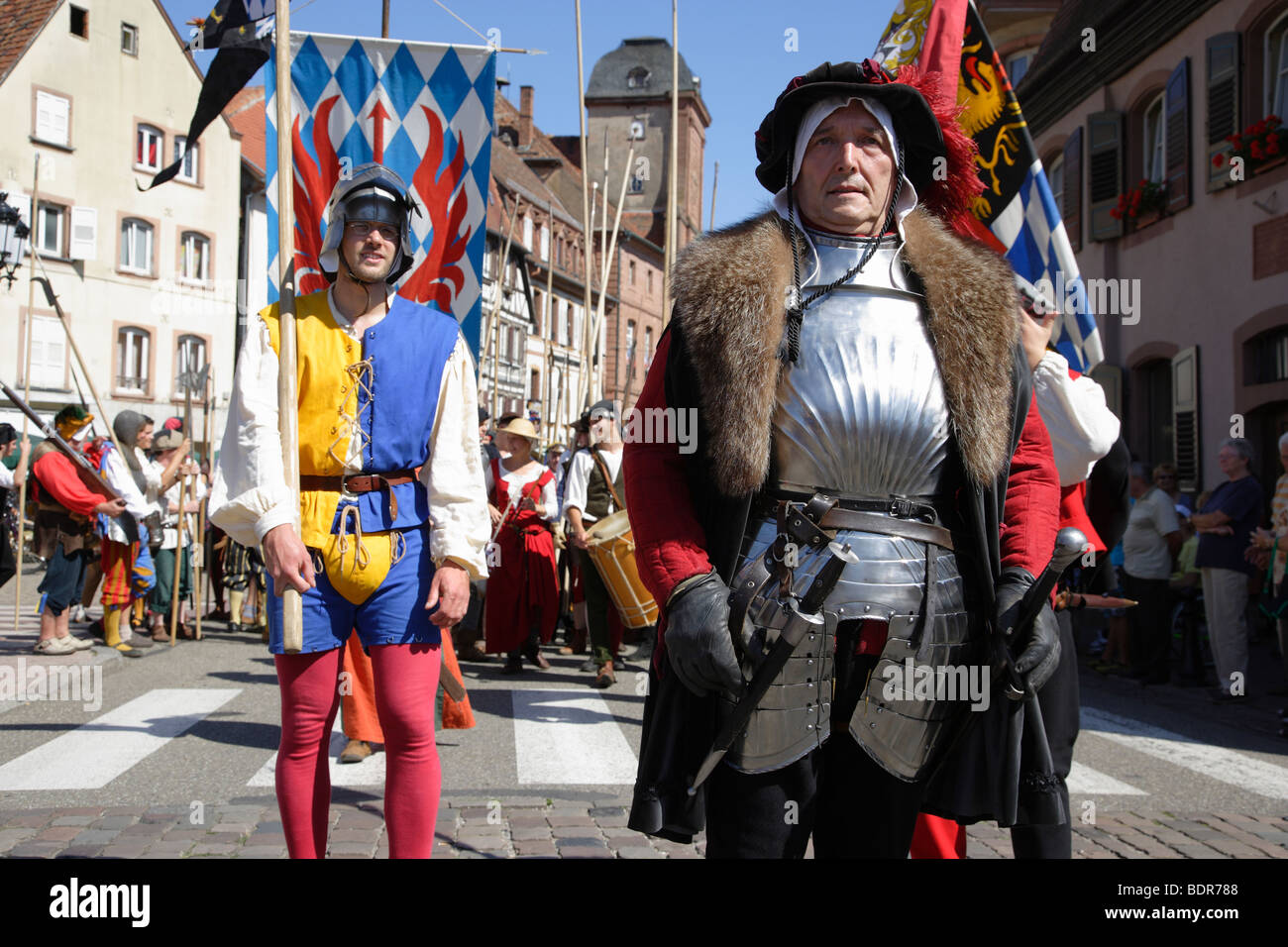 Medieval procession in Wissembourg Stock Photo - Alamy
