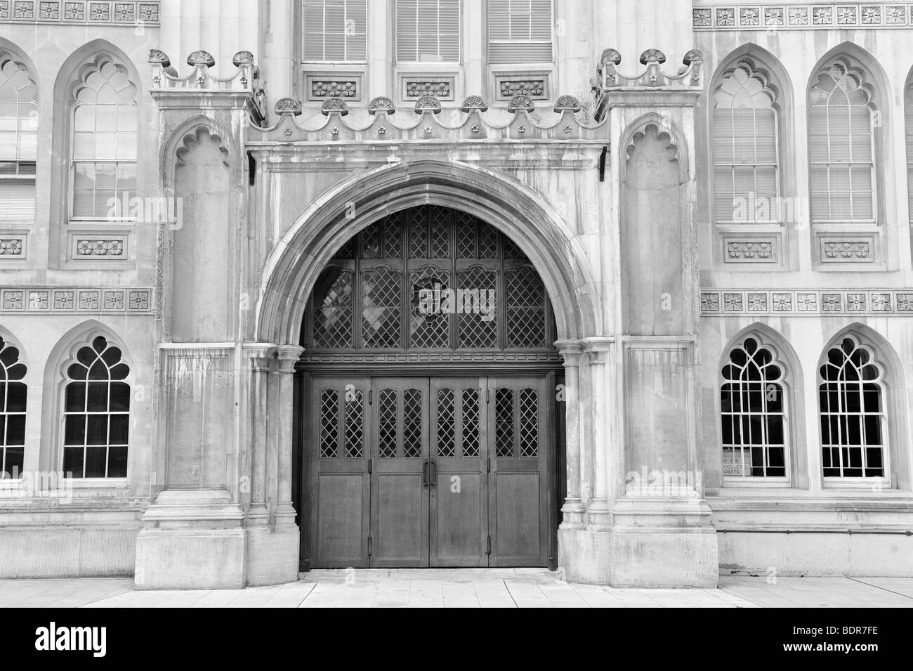 Entrance to the Guild Hall in London Stock Photo - Alamy