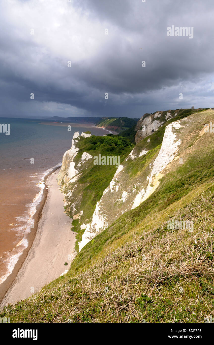 Jurassic coast branscombe beach south hi-res stock photography and ...