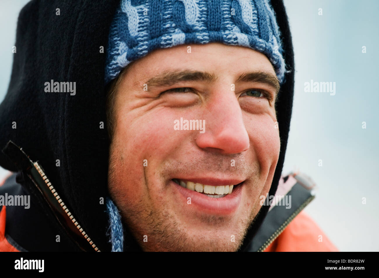 Portrait of a man in Svalbard, Norway Stock Photo - Alamy