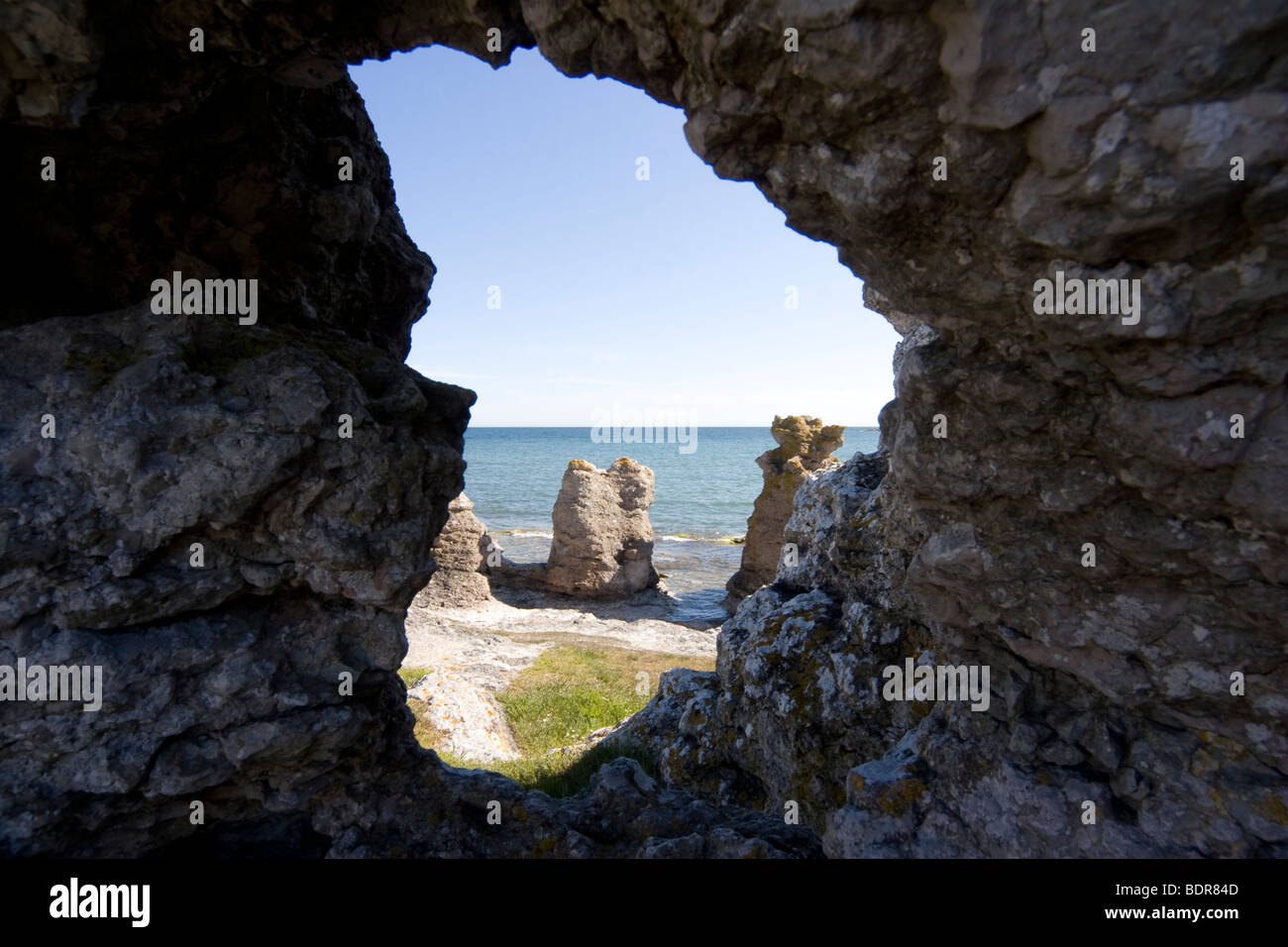 Raukar, Holmhallar, Gotland, Sweden Stock Photo - Alamy
