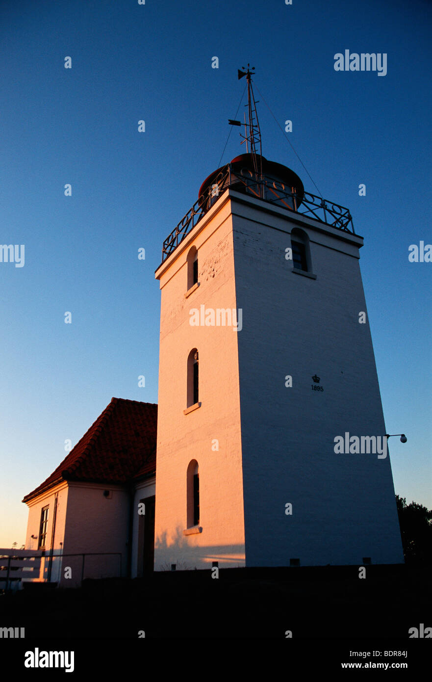 Hammerodde lighthouse, Bornholm, Denmark Stock Photo - Alamy